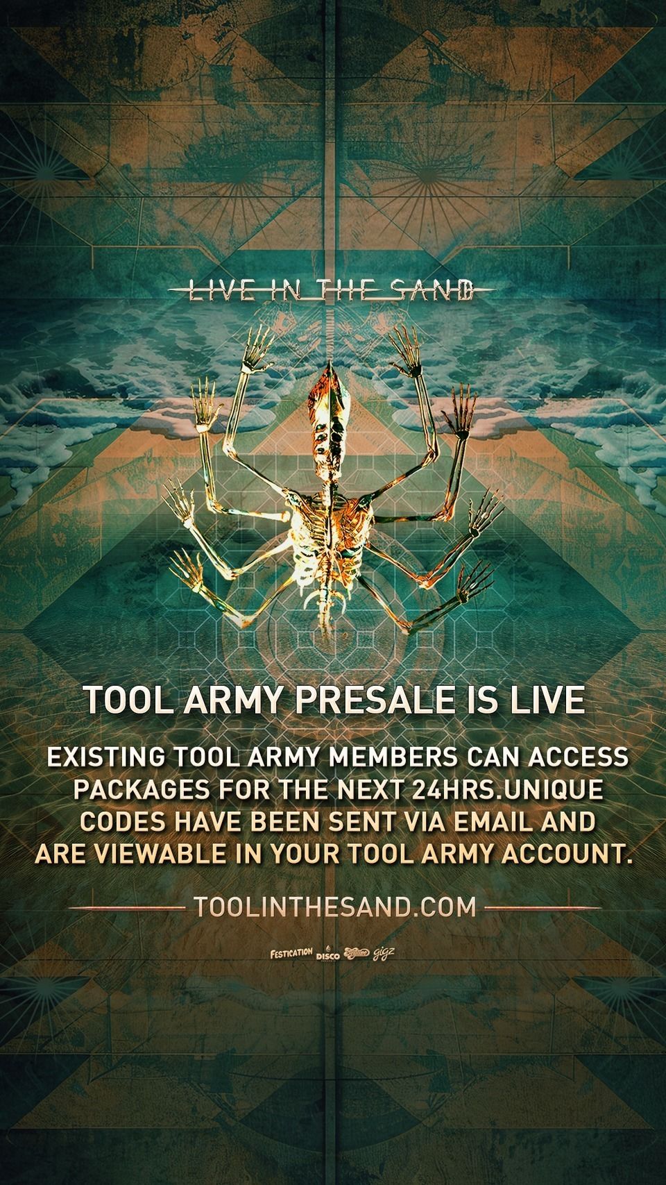 TOOL ARMY PRESALE
