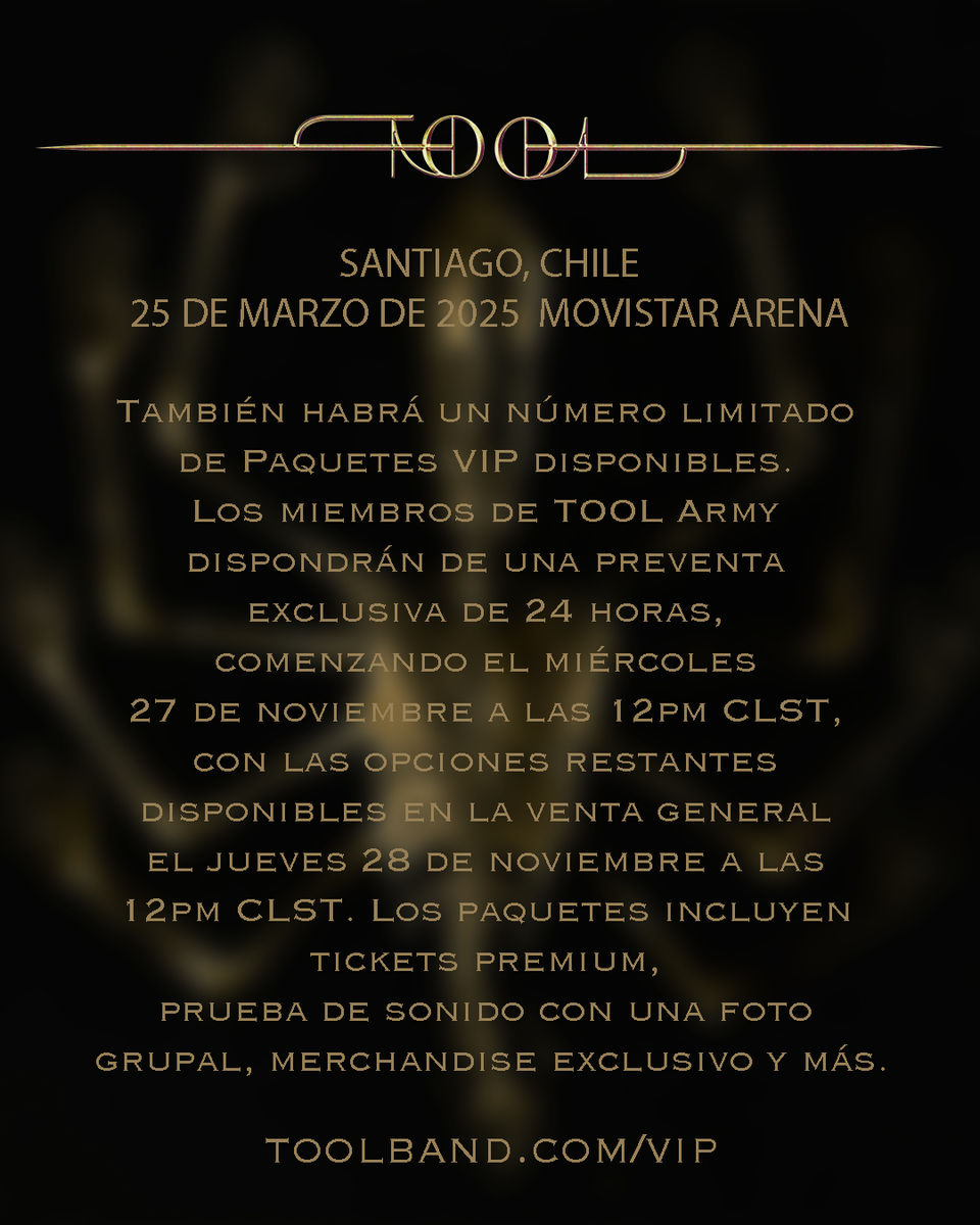 TOOL LIVE IN SANTIAGO, CHILE